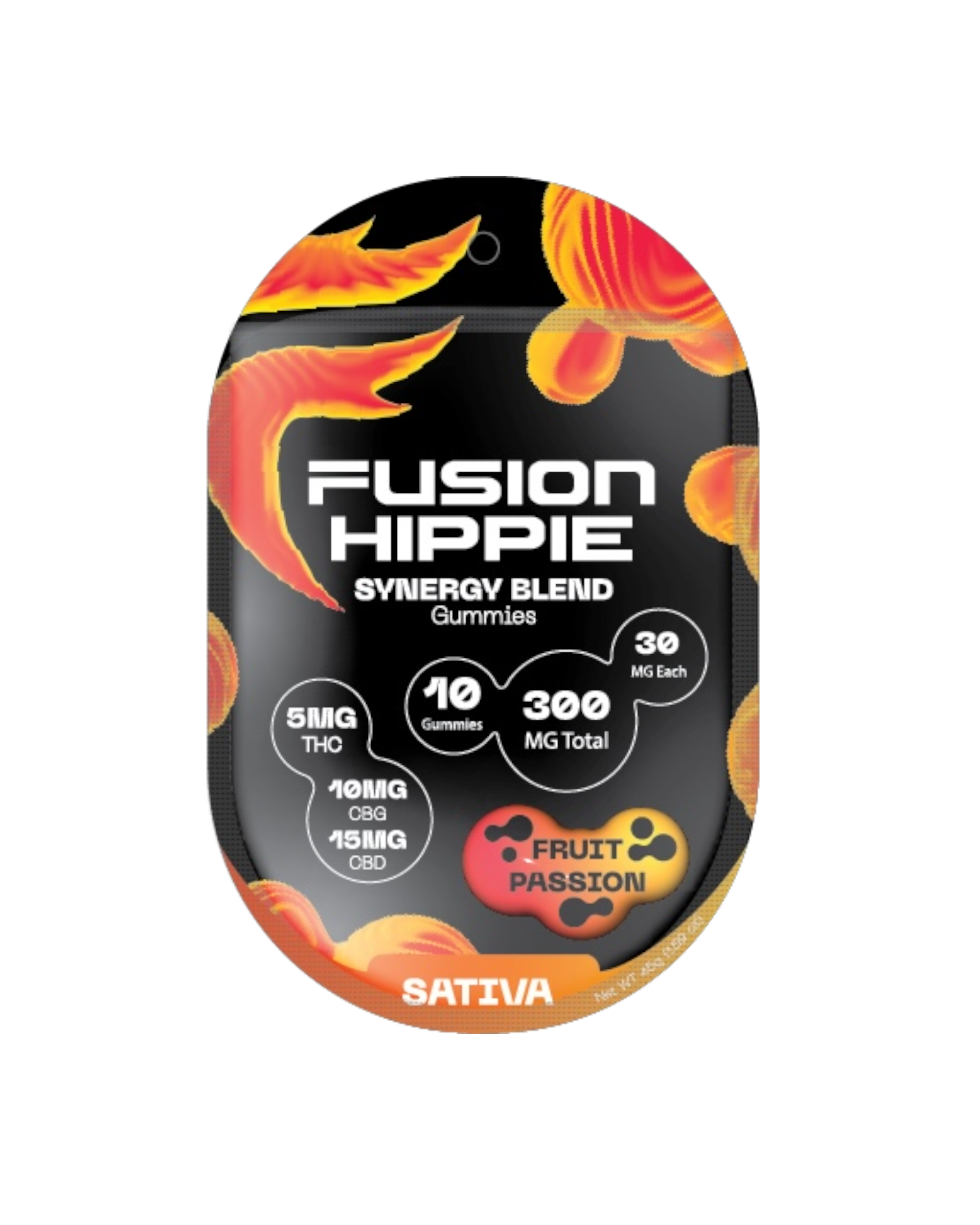 Microcode Gummy: Fusion Hippie's Synergy Sativa THC Gummies